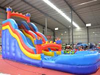 China CE/EN71/EN14960 Certified 29f Inflatable Pool Slide Perfect for Indoor and Outdoor Fun for sale