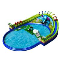 China Inflatable Water Park Slides for Kids' Parties Durable Combo Slide and Swimming Pool for sale