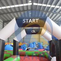 China Amusement Digital Printing PVC Inflatable Bumper Car Track for Indoor or Outdoor Fun for sale