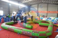 China Amusement Digital Printing PVC Inflatable Bumper Car Track for Indoor or Outdoor Fun for sale