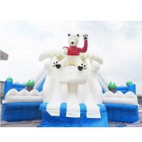 China Oversized Pool Polar Bear Inflatable Water World with Customized Size Water Slides for sale