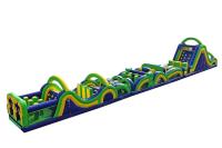 China EN71 Certified Inflatable Water Race Bouncer Obstacle Course Slide for Outdoor Sports for sale