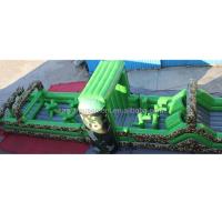 China EN71 Certified Inflatable Water Race Bouncer Obstacle Course Slide for Outdoor Sports for sale