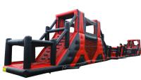 China OEM Acceptable 64ft Long Inflatable Obstacle Course Games for Child Amusement Park Theme for sale