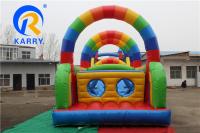 China OEM Acceptable 64ft Long Inflatable Obstacle Course Games for Child Amusement Park Theme for sale