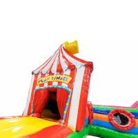 China Inflatable Game Tunnel Circus Obstacle Course 0.55mm Plato PVC Tarpaulin for sale