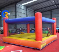 China Adults and Children Inflatable Interactive Game Boxing Ring Bounce Bed Trampoline for sale