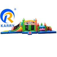 China KR-OBS-904-2 Inflatable Obstacle Bouncer Slide Combo for Amusement Park Game for sale