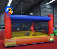 China Adults and Children Inflatable Interactive Game Boxing Ring Bounce Bed Trampoline for sale