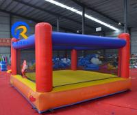China Adults and Children Inflatable Interactive Game Boxing Ring Bounce Bed Trampoline for sale