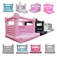 China Customize Accepted Inflatable Bouncy Castle Combo Slide for Wedding Party Moonwalk for sale