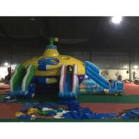 China Customized Color Castle Dome Inflatable Water Park Submarine Water Mobile Land Park for sale