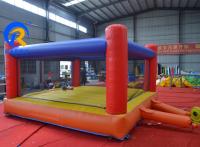 China Adults and Children Inflatable Interactive Game Boxing Ring Bounce Bed Trampoline for sale