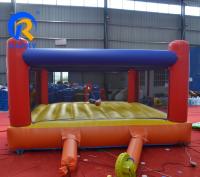 China Adults and Children Inflatable Interactive Game Boxing Ring Bounce Bed Trampoline for sale