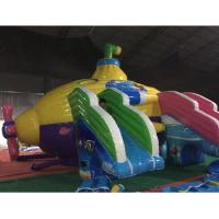 China Customized Color Castle Dome Inflatable Water Park Submarine Water Mobile Land Park for sale