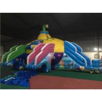 China Customized Color Castle Dome Inflatable Water Park Submarine Water Mobile Land Park for sale
