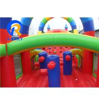 China Amusement Park Equipments Interactive Inflatable Obstacle Course for Kids and Adults for sale