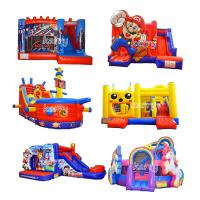 China Commercial Inflatable Castle Combo Collection with Blower Repair Kits and Custom Logo for sale