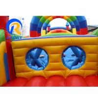 China Amusement Park Equipments Interactive Inflatable Obstacle Course for Kids and Adults for sale