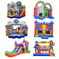China Commercial Inflatable Castle Combo Collection with Blower Repair Kits and Custom Logo for sale