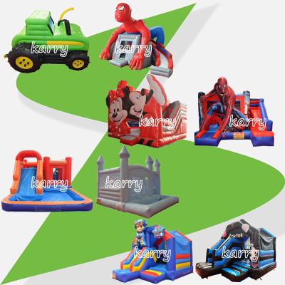 China Kids Party Inflatable Bouncer Castle Slide Combo Chateau Gonflable Customized Color for sale