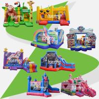 China Kids Party Inflatable Bouncer Castle Slide Combo Chateau Gonflable Customized Color for sale