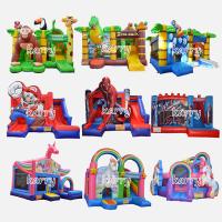 China Kids Party Inflatable Bouncer Castle Slide Combo Chateau Gonflable Customized Color for sale