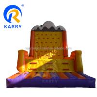 China Team Building Games Inflatable Rock Climbing Wall Mountain with Durable PVC Material for sale