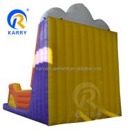 China Team Building Games Inflatable Rock Climbing Wall Mountain with Durable PVC Material for sale