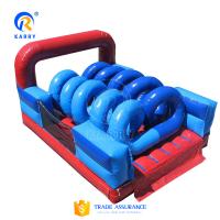 China Inflatable Modular Extreme Obstacle Course Ideal for Commercial and Can Hold 100-500kg for sale