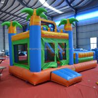 China PVC Customized Inflatable Castle Slide Combination for Trendy Theme Bounce House for sale