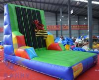 China 5-10 Passengers Allowed Inflatable PVC Climbing Wall for Outdoor Interactive Games for sale