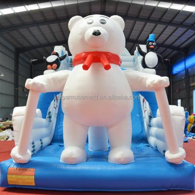 China Customized Color Inflatable Water Slide for Fun at Polar Lake Max Capacity 100-500kg for sale