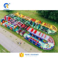 China Acceptable OEM Inflatable Ocean Run Theme Obstacle Course for Unisex Challenge Games for sale
