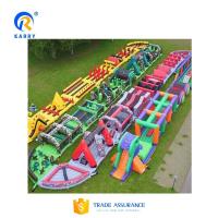 China Acceptable OEM Inflatable Ocean Run Theme Obstacle Course for Unisex Challenge Games for sale