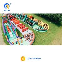 China Acceptable OEM Inflatable Ocean Run Theme Obstacle Course for Unisex Challenge Games for sale