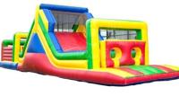 China Giant Commercial Inflatable Obstacle Course Bounce House Slide PORTABLE Karry Outdoor for sale