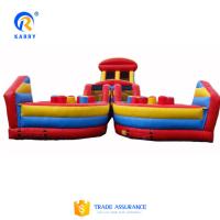 China Outdoor Playground Inflatable Obstacle Course Race for Kids and Adults Customized for sale