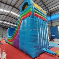 China Indoor and Outdoor Adventure Awaits 34ft Inflatable Ocean Wave Water Slide for Adults for sale