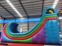 China Indoor and Outdoor Adventure Awaits 34ft Inflatable Ocean Wave Water Slide for Adults for sale