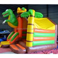 China Repair Kits Included Kids' Indoor Inflatable Dino Park Bouncer Castle with Slide for sale