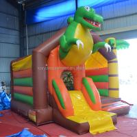 China Repair Kits Included Kids' Indoor Inflatable Dino Park Bouncer Castle with Slide for sale