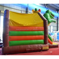 China Repair Kits Included Kids' Indoor Inflatable Dino Park Bouncer Castle with Slide for sale