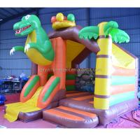 China Repair Kits Included Kids' Indoor Inflatable Dino Park Bouncer Castle with Slide for sale