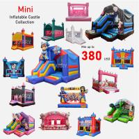 China Big Mini Collection Inflatable Bouncy Houses with Slide Repair Kits Included for sale