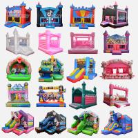 China Big Mini Collection Inflatable Bouncy Houses with Slide Repair Kits Included for sale