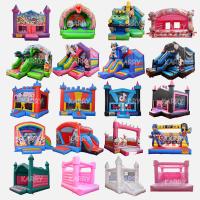 China Big Mini Collection Inflatable Bouncy Houses with Slide Repair Kits Included for sale