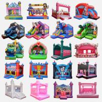 China Big Mini Collection Inflatable Bouncy Houses with Slide Repair Kits Included for sale