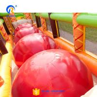 China Long Massive Games Inflatable Obstacle Course for Adults and Kids in Jungle for sale