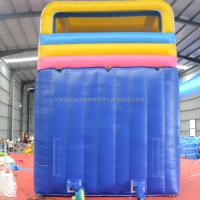 China Digital Printing Commercial Grade PVC Aqua Park 2-Lane Water Slide for Adult and Kids for sale